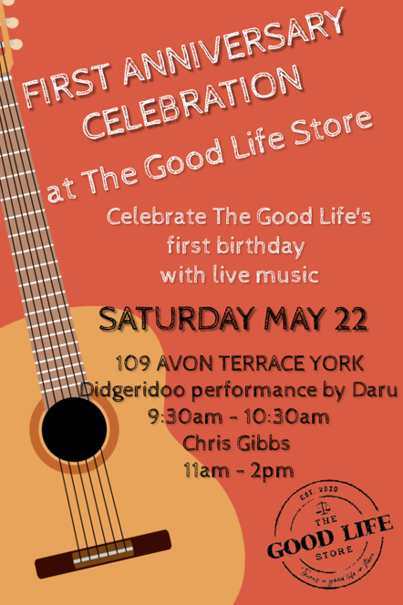 FIRST ANNIVERSARY CELEBRATIONS - The Good Life Store » York Visitors Centre