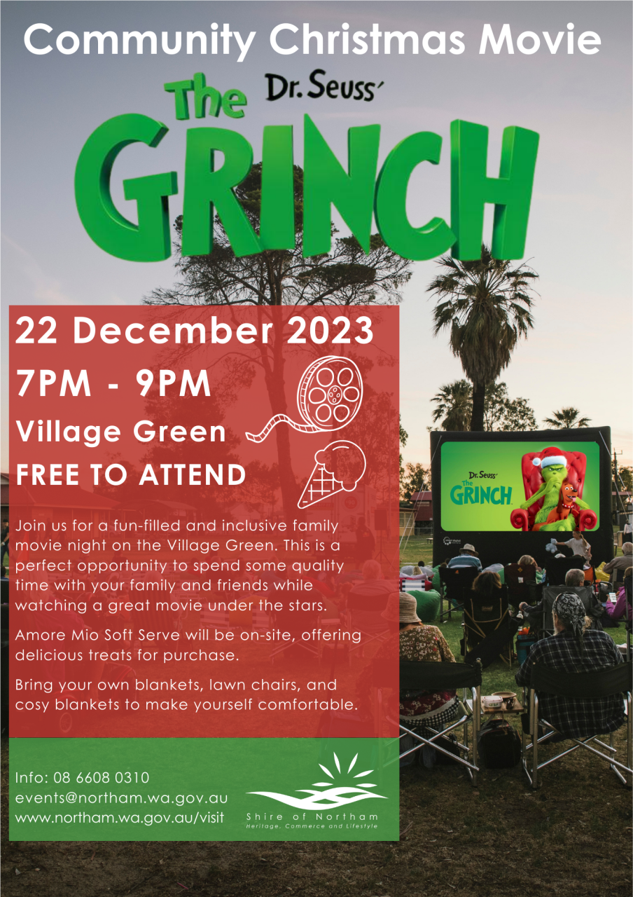 Community Christmas Movie "The Grinch" on the Green @ Northam » York ...